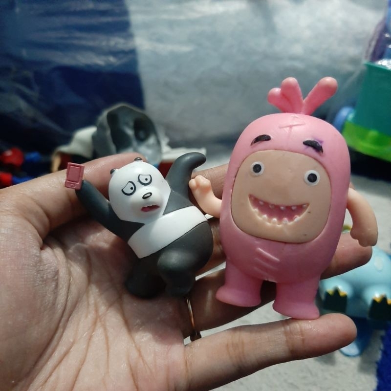 Jual mainan / figure dikoleksi we bare bears &oddbods no brand | Shopee ...