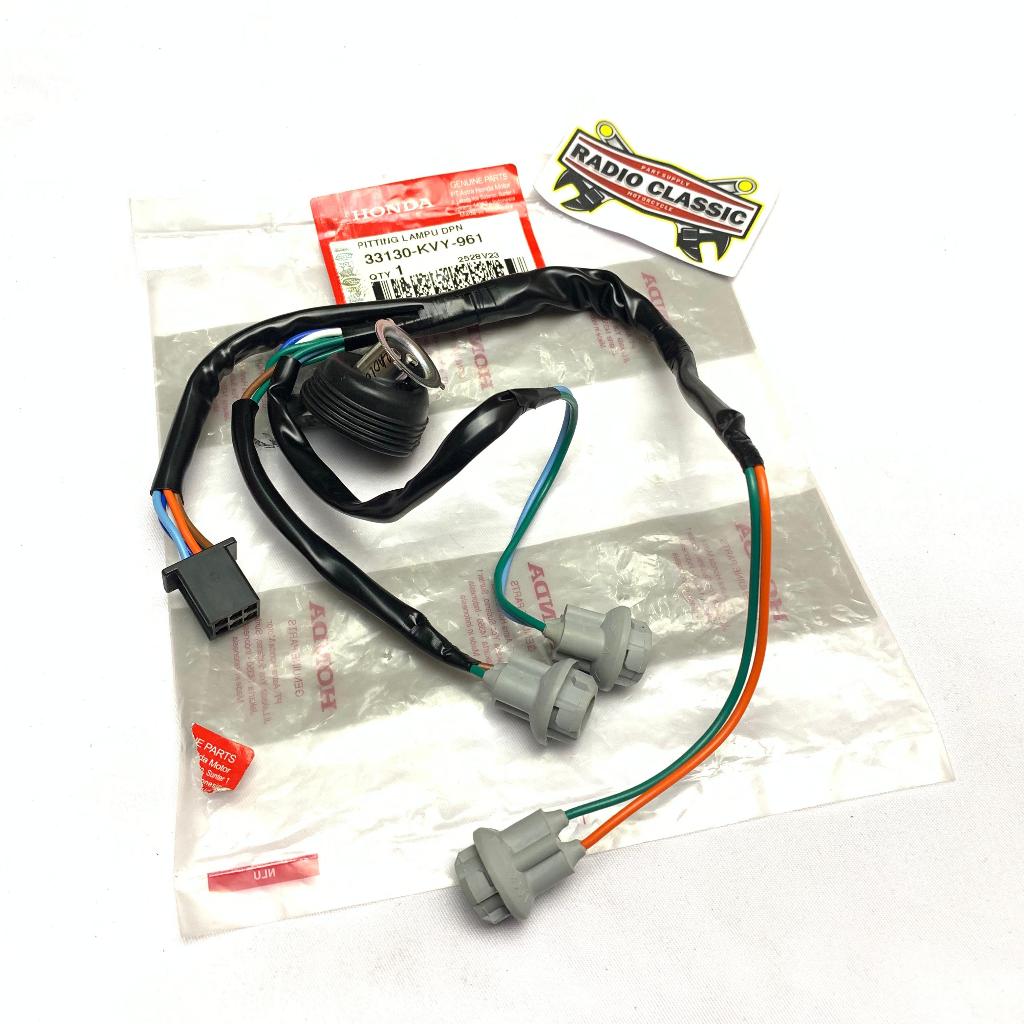 Jual Kabel Socket Pitting Lampu Depan Socket Comp Headlight Honda BeAT ...