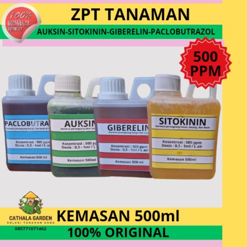 Jual ZPT HORMON TANAMAN 500 PPM KEMASAN 500 ML AUKSIN SITOKININ ...