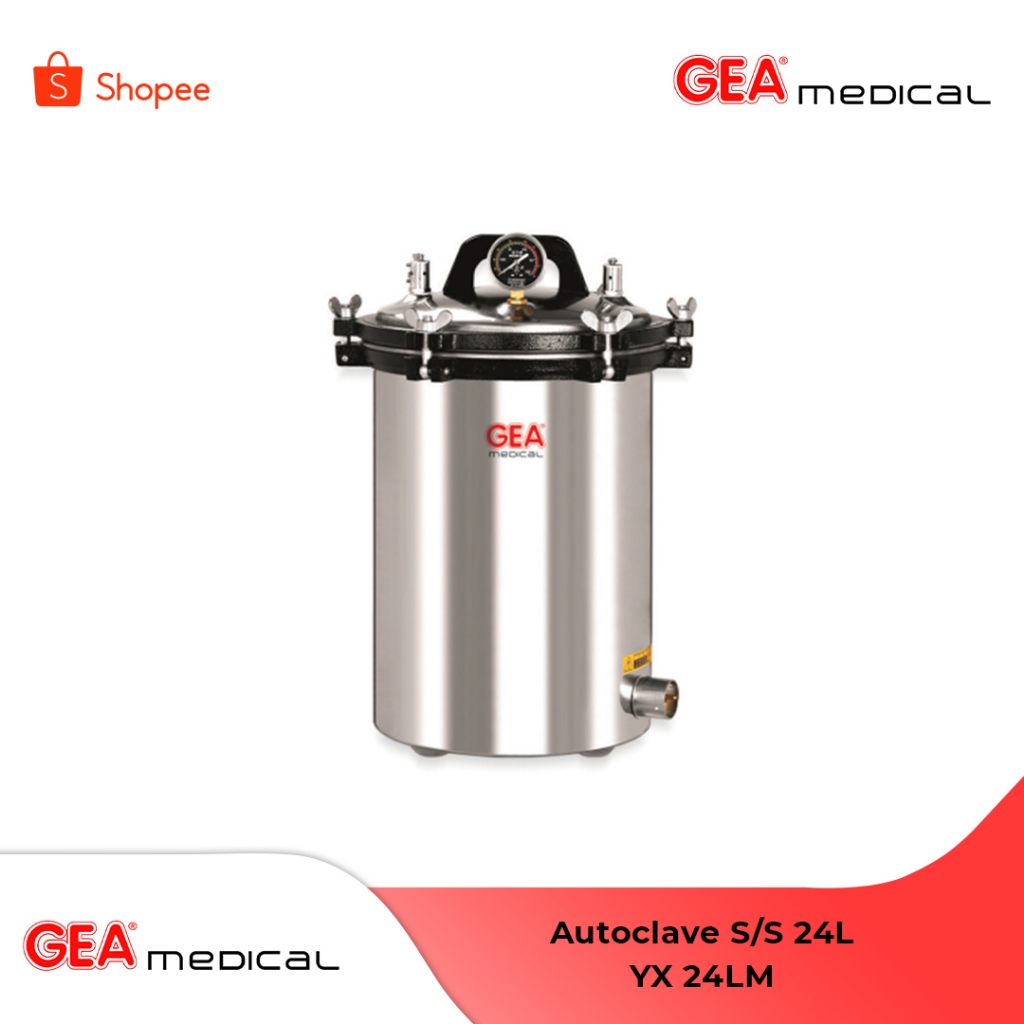 Jual GEA Autoclave S/S 18 Liter YX 18LM / 24 liter YX 24LM (Sterilizer ...