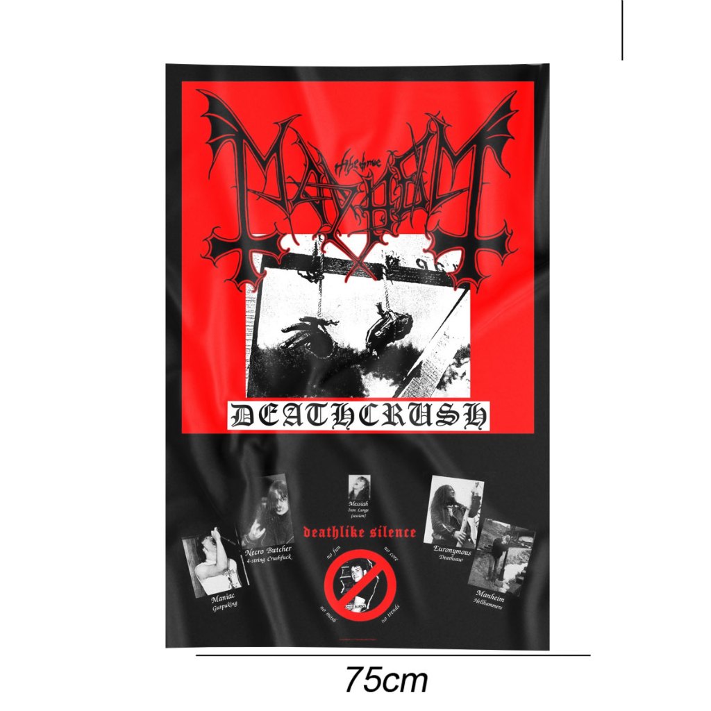Jual Poster Band Kain / Flag / Bendera - MAYHEM | Shopee Indonesia