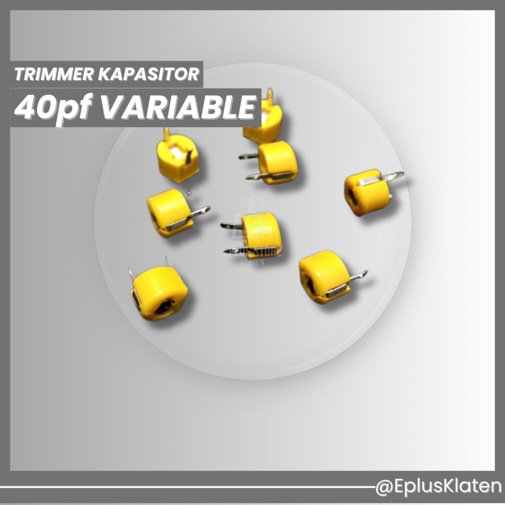 Jual trimer kapasitor variabel 40 pf trimmer capacitor variable 40pf ...