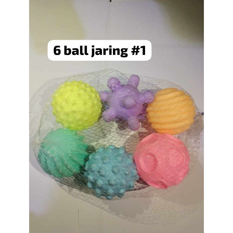 Jual MAINAN BAYI BOLA SENSORIK BOLA KARET BAYI MAINAN SENSORY BAYI ...