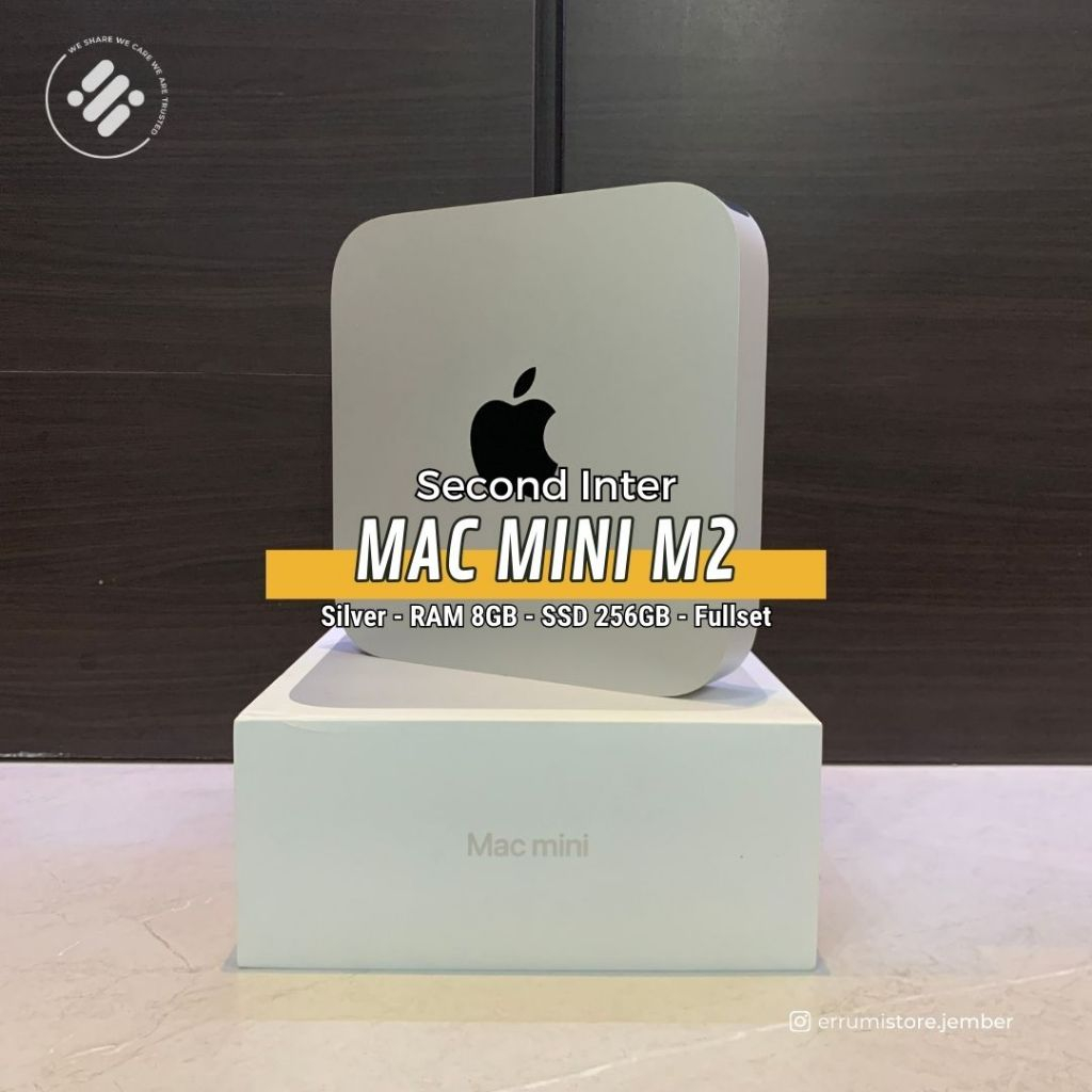 Jual MAC MINI M2 8-CORE 8/256 GARANSI INTER S.D. SEPTEMBER 2024 ...