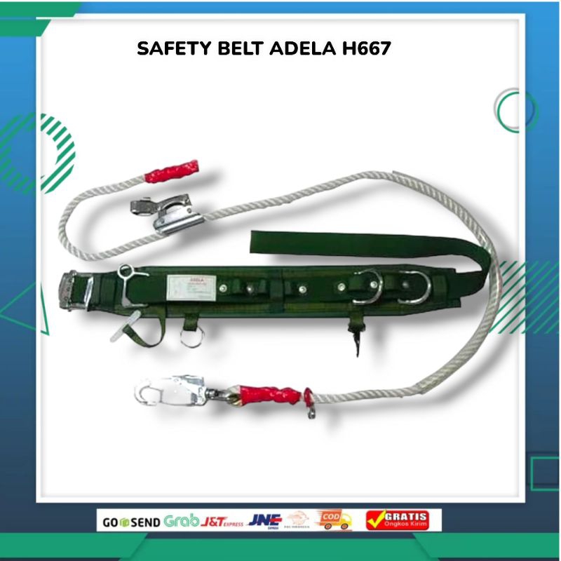 Jual Safety Belt Adela H667 Original /Safety Belt adela Lineman Adela ...