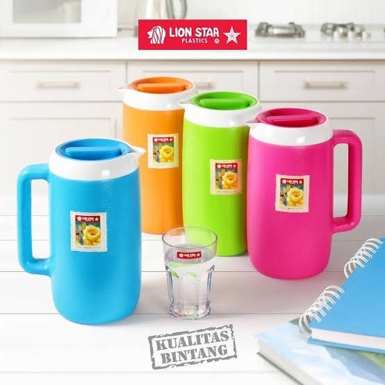 Jual Teko Eskan Plastik Kettle Serbaguna / Thermos Water Jug 1,7 / 2,5 Lt Lion Star | Shopee ...