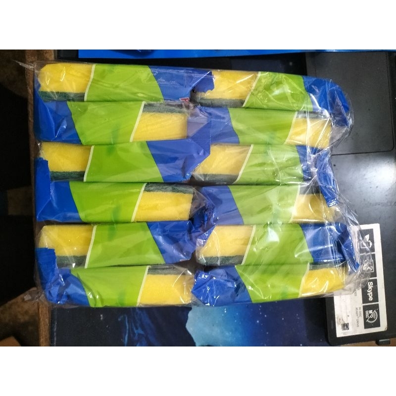 Jual POLYTEX SPON SABUT SPON KUNING CUCI PIRING ISI 12PCS | Shopee ...