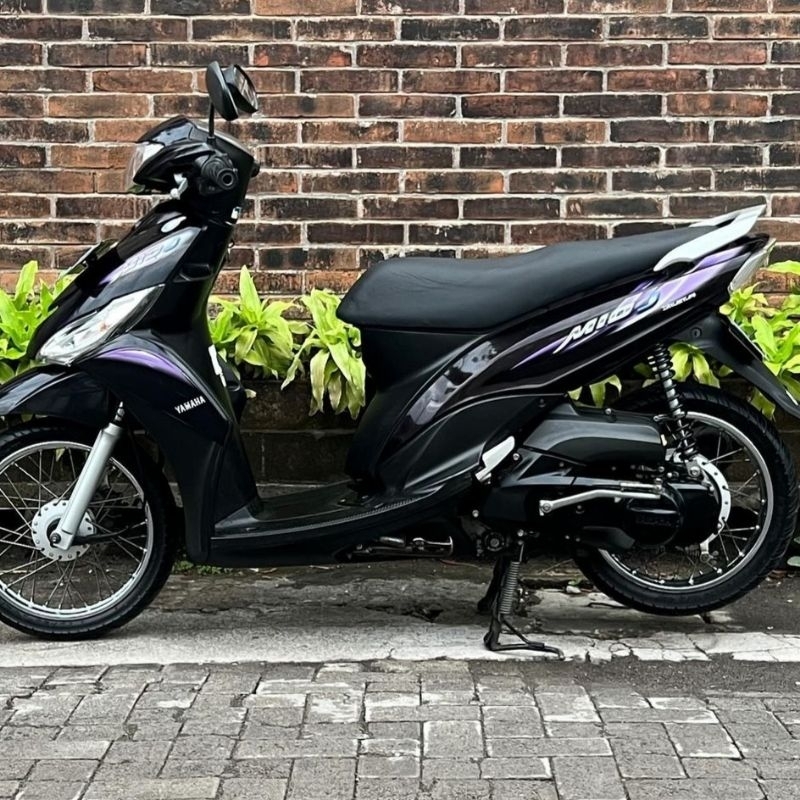 Jual Striping lis sticker standar ORI yamaha mio j 2011 2012 hitam ungu ...