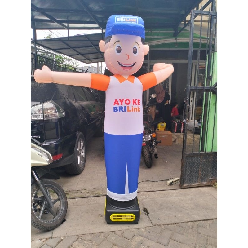 Jual Balon Dancer Bank BRI Link / Balon Sky Dancer Brilink | Shopee ...