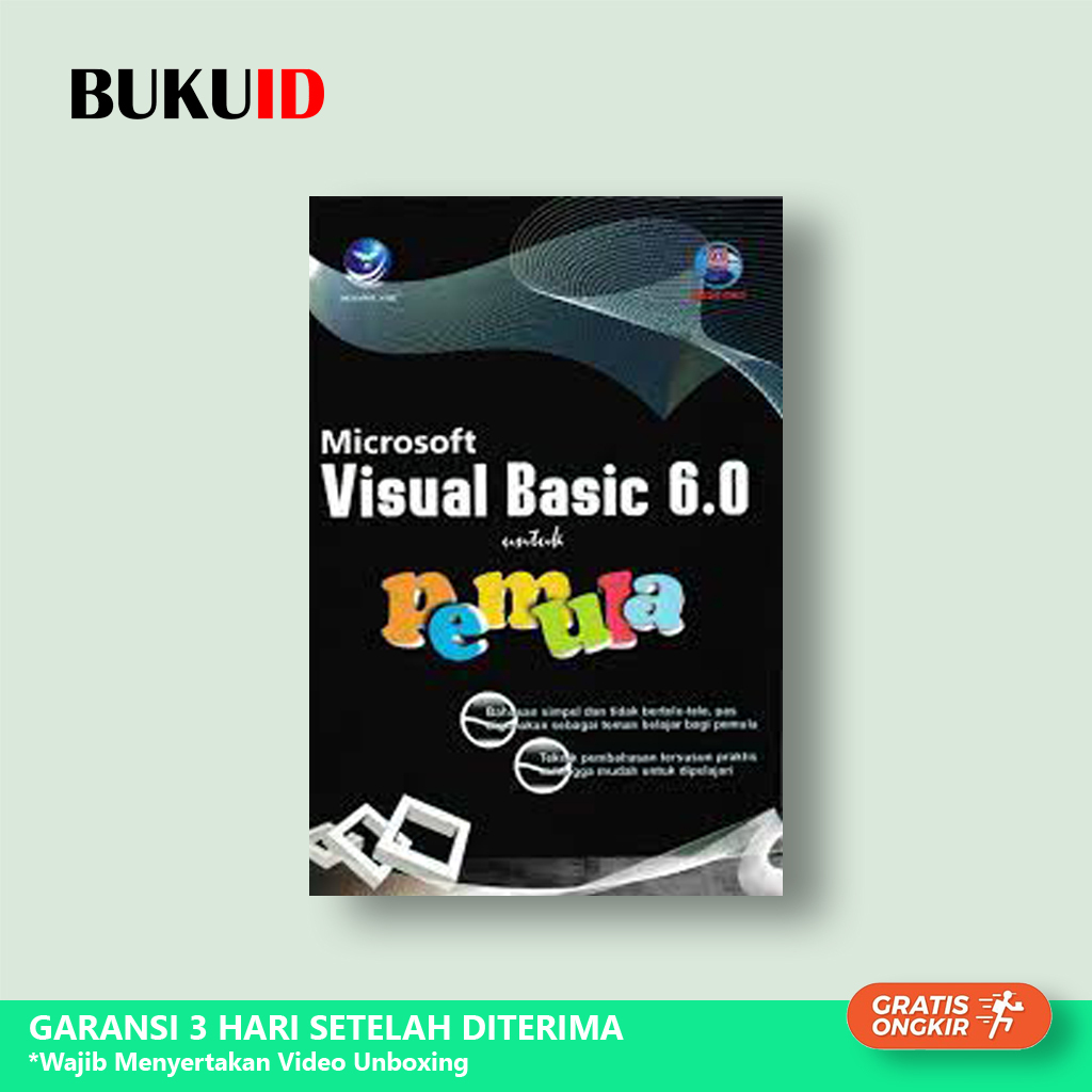 Jual Buku Microsoft Visual Basic 6.0 Untuk Pemula - Original | Shopee ... Jual Buku Microsoft Visual Basic 6.0 Untuk Pemula - Original | Shopee ...