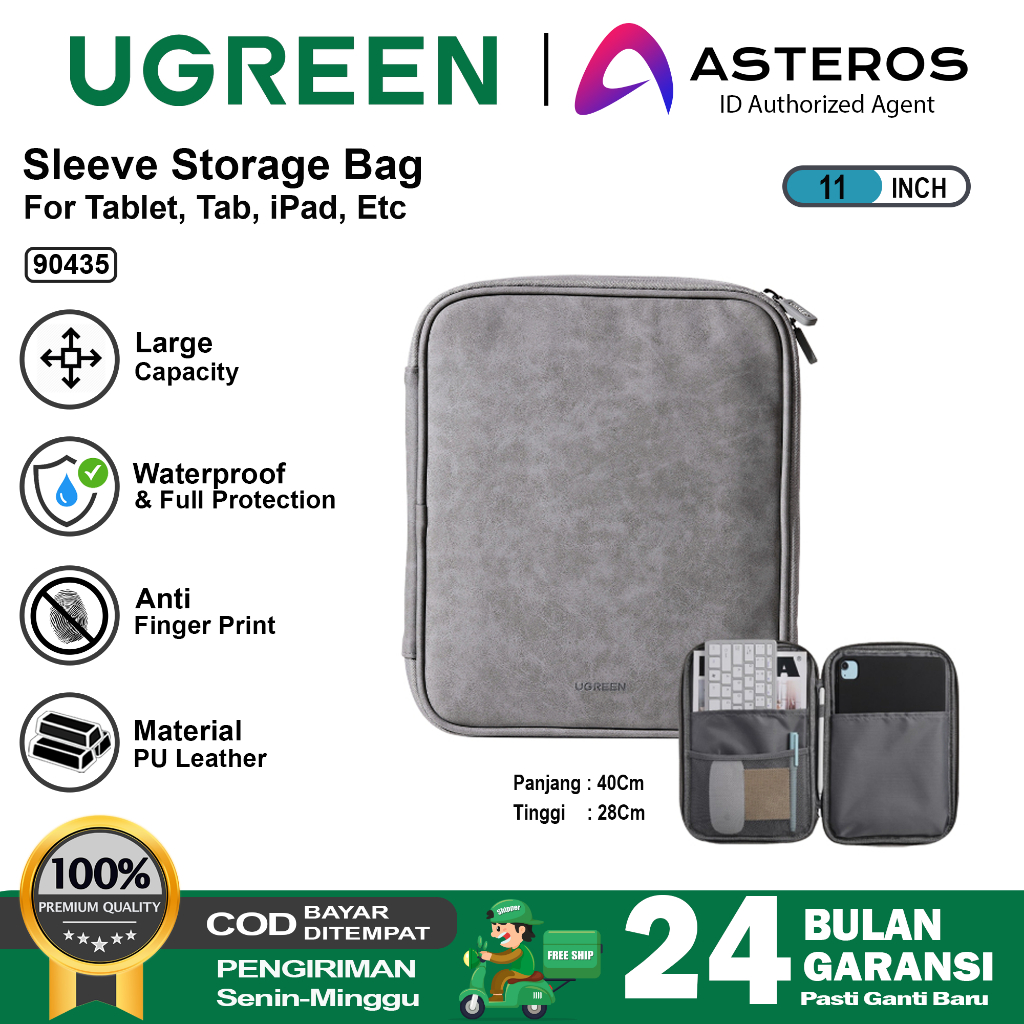 Jual UGREEN Sleeve Case Tas Sarung For iPad, Tablet 90435 | Shopee ...