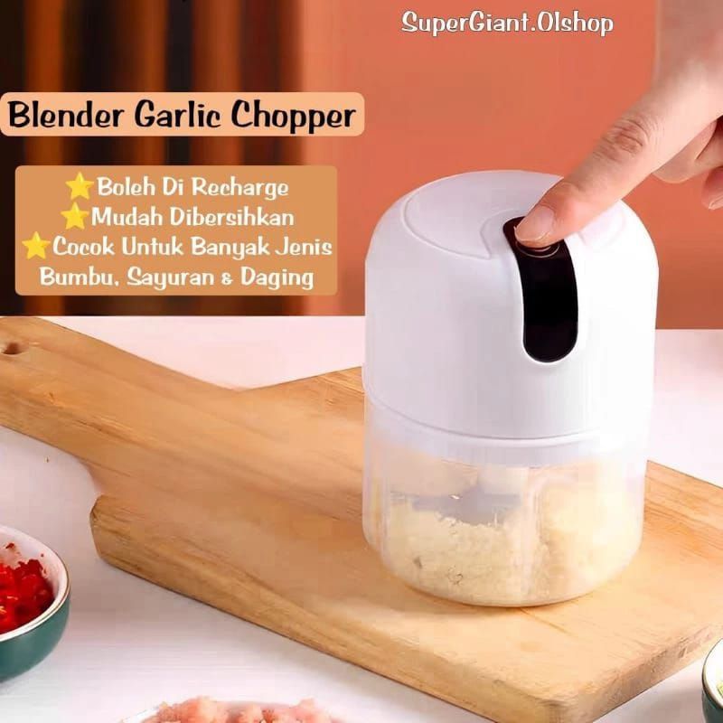 Jual Portable Blender Gilingan Mini Bumbu dan Daging dengan USB⭐ ...