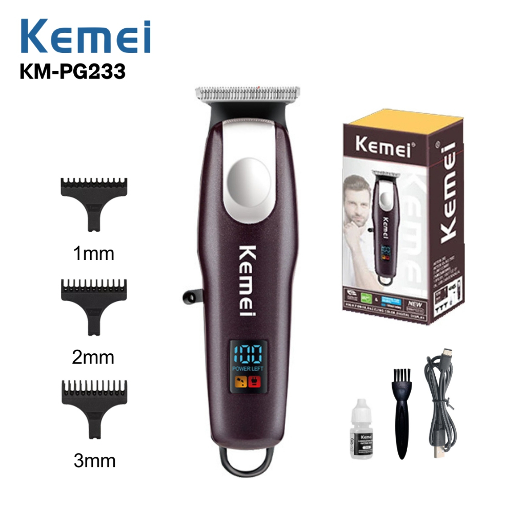 Jual KM PG233 NEW Mesin Alat Cukur Rambut Kumis dan Jenggot Elektrik ...
