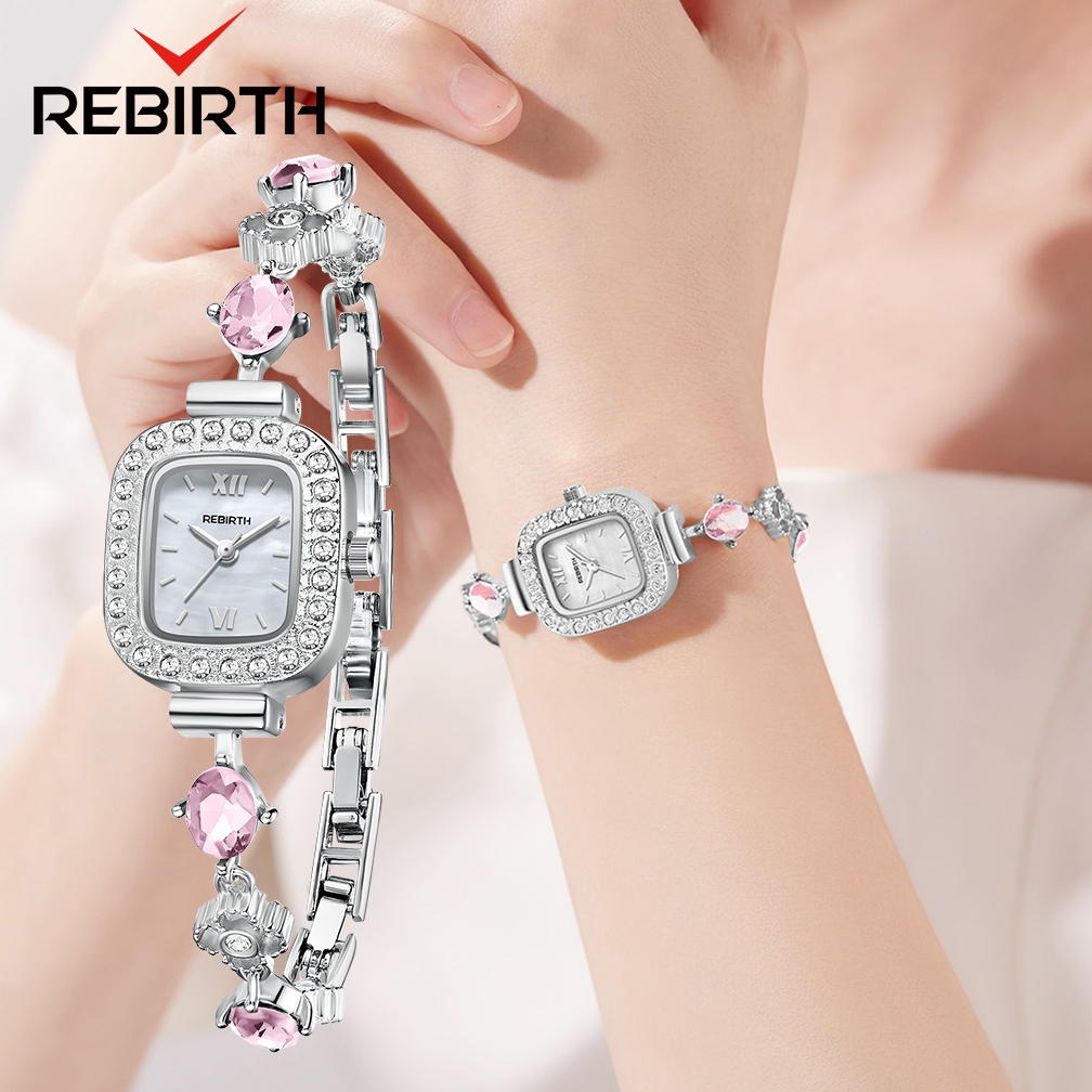 Jual REBIRTH Jam Tangan Wanita Original Anti Air Jam Gelang Berlian ...