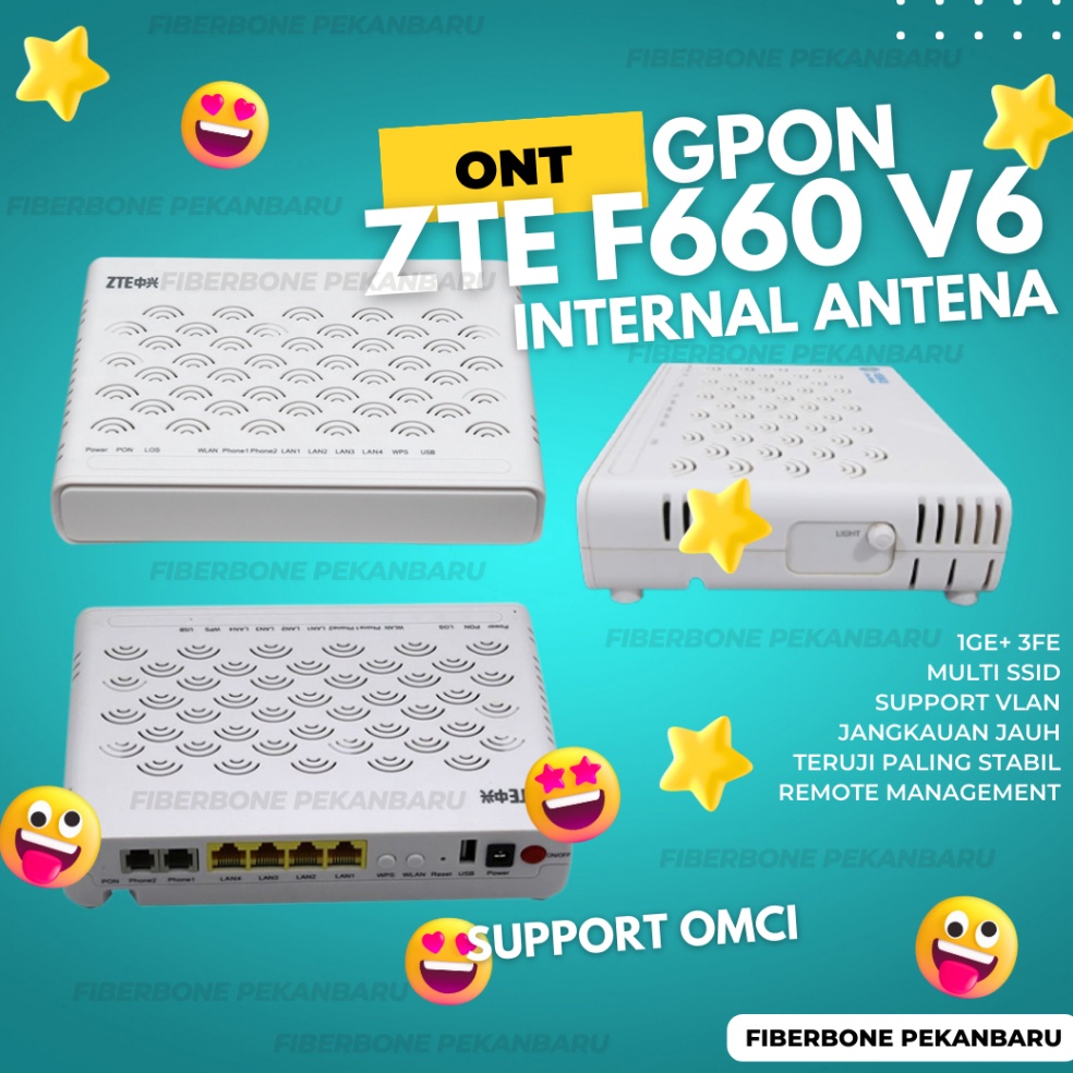 Jual KODE A4J4 ONT GPON ZTE F66 F623 V6 1GE3FE SUPPORT OMCI | Shopee Indonesia