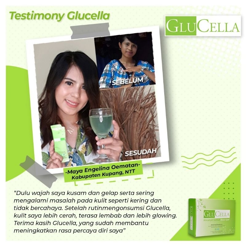Jual GLUCELLA HWI MINUMAN SERBUK RASA APEL YANG DIKOMBINASIKAN DENGAN ...