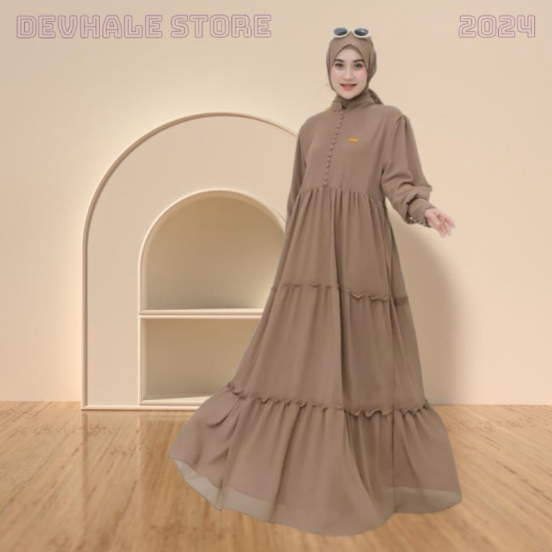 Jual GAMIS MUSLIM FREE HIJAB NABILA MOM/GAMIS LEBARAN 2024/DRESS KONDANGAN SET KHIMAR TERBARU ...