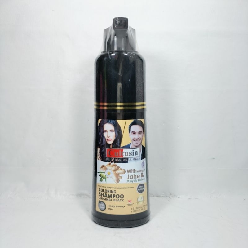 Jual Shampoo Uban Cultusia(Coloring shampoo original Black) | Shopee ...