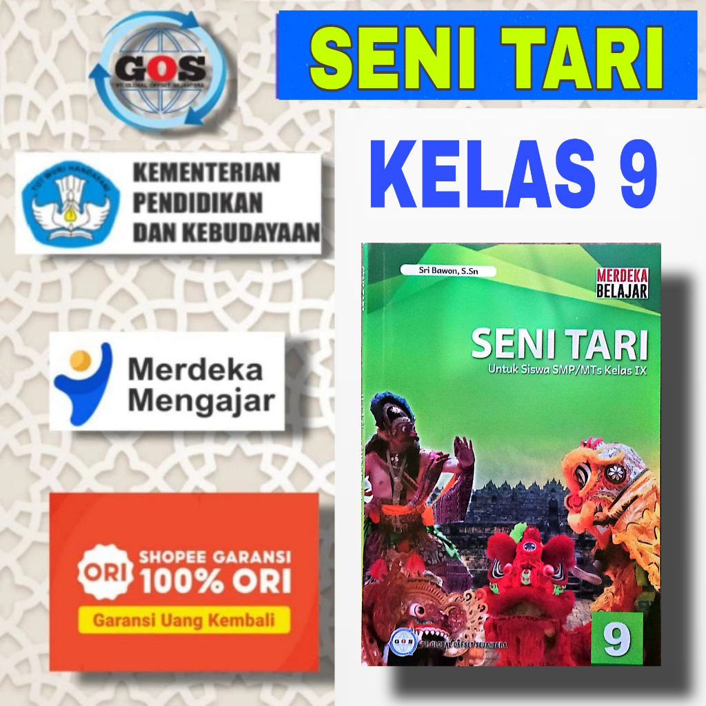 Jual BUKU SISWA SENI TARI KELAS 9 KURIKULUM MERDEKA - SMP Kelas ix (PT Global) | Shopee Indonesia