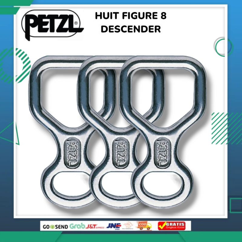 Jual PETZL HUIT DESCENDER FIGURE 8 ORIGINAL SINGLE AND ROPES | Shopee ...