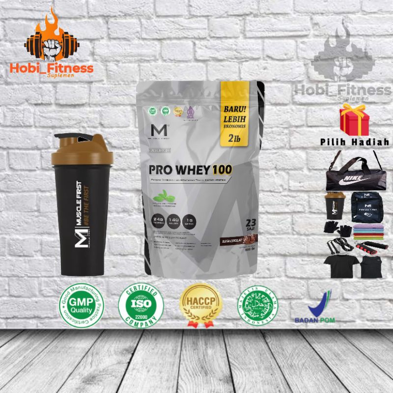 Jual Muscle First - PRO WHEY 100 2lbs 23serving Susu Whey Protein ...