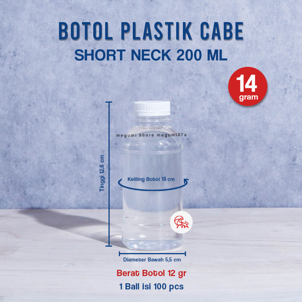 Jual Botol cabe 200ml // Botol cabe plastik 200ml | Shopee Indonesia