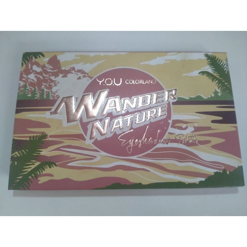 Jual Preloved Eyeshadow Y.O.U Wander Nature eyeshadow palette | Shopee ...