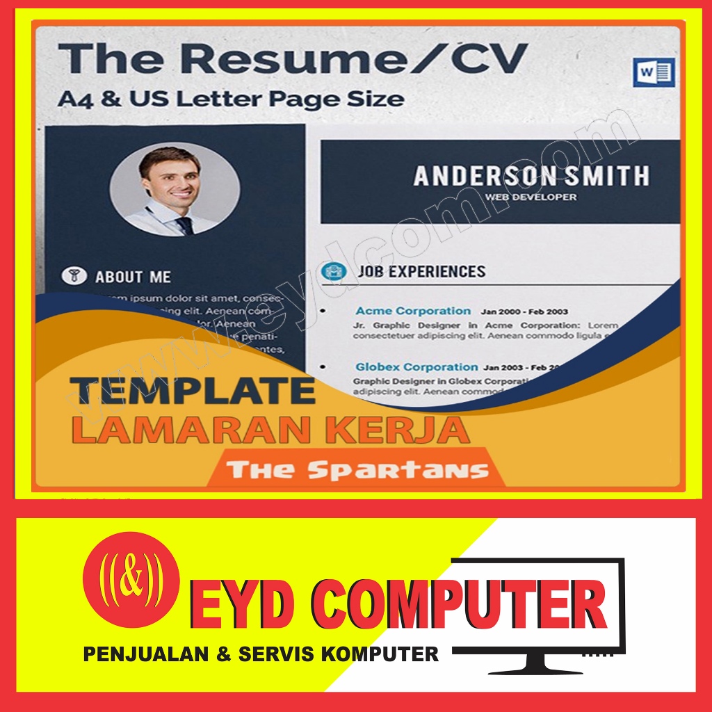 Jual 330+ DESAIN TEMPLATE CV CURRICULUM VITAE RESUME DAFTAR RIWAYAT ...