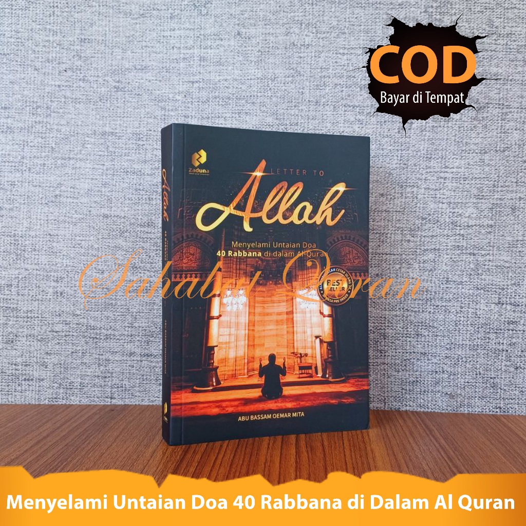 Jual Letter To Allah Buku Menyelami Untaian Doa 40 Rabbana di Dalam Al ...