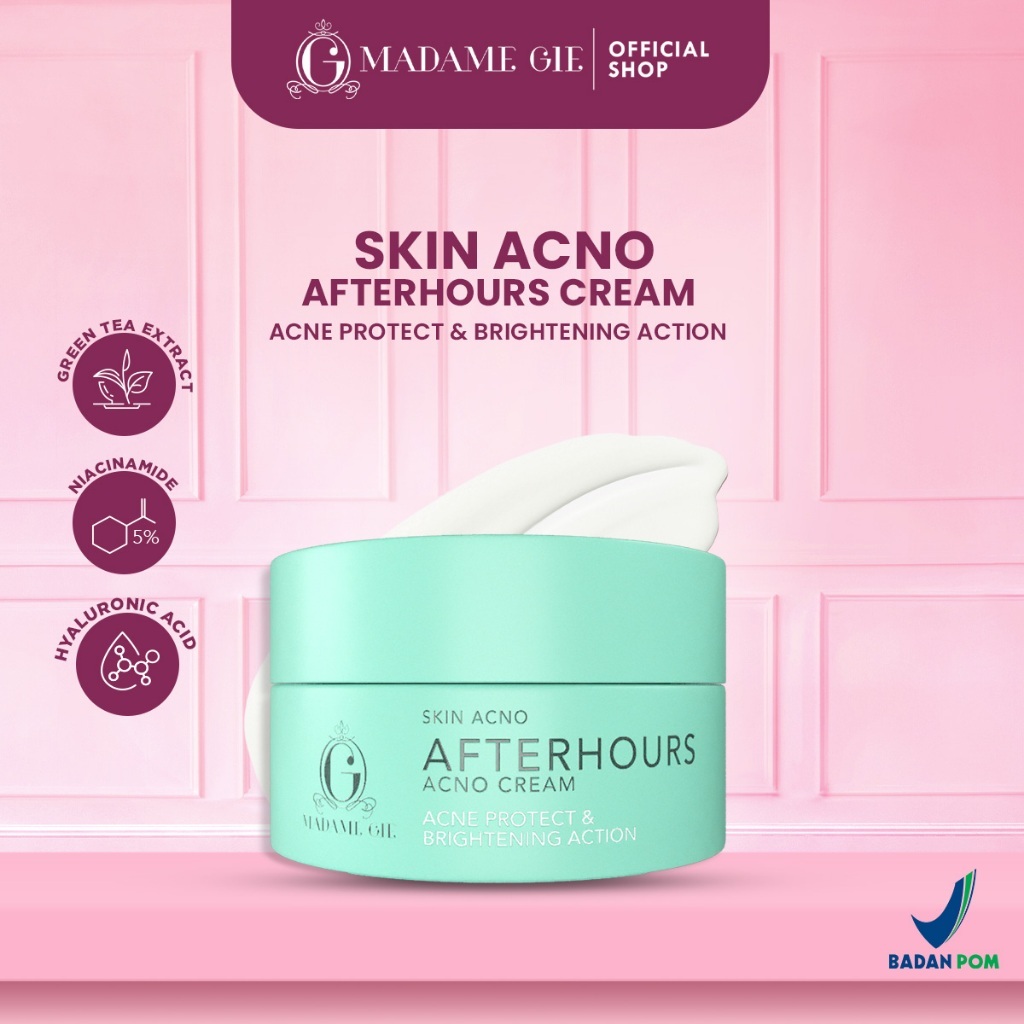 Jual Madame Gie Skin Acno Afterhours Cream 5% Niacinamide - Skincare Krim Wajah Pencerah Kulit ...