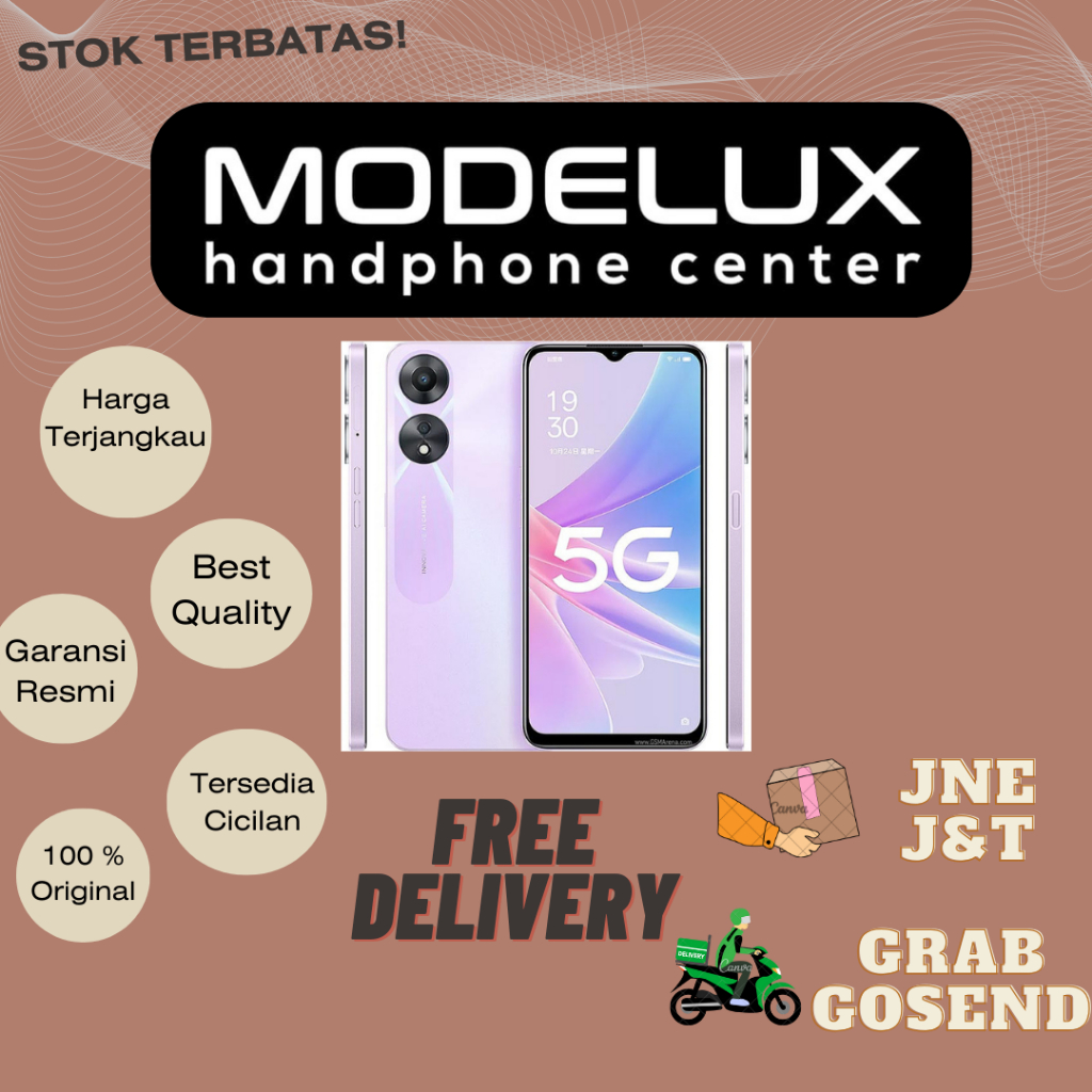 Jual HP OPPO A58 6GB/128GB - OPPO A58 8GB/128GB | Shopee Indonesia