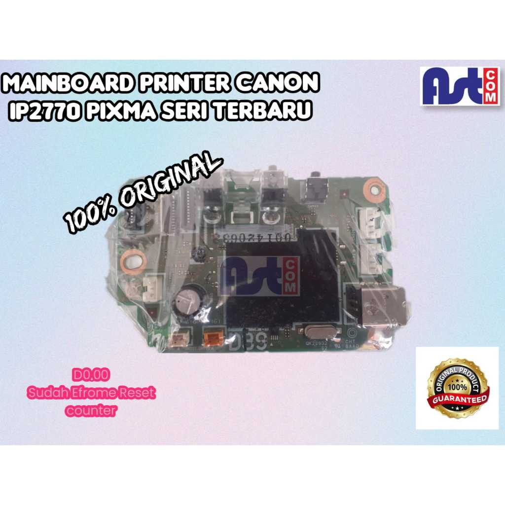 Jual Mainboard Printer Canon IP2770 Motherboard Canon PIXMA | Shopee ...