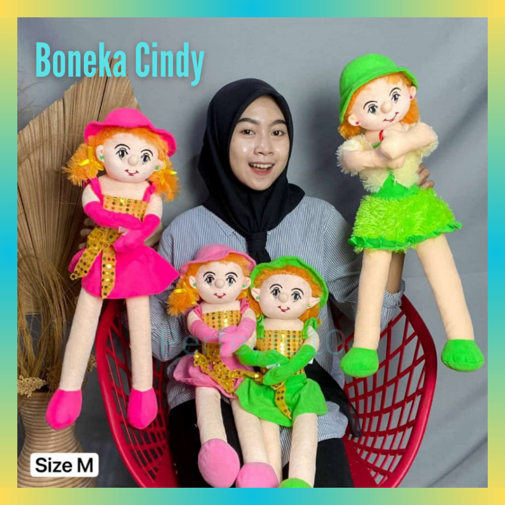 Jual Boneka Cindy Ukuran S M L XL Berlabel SNI Boneka Anak Perempuan ...
