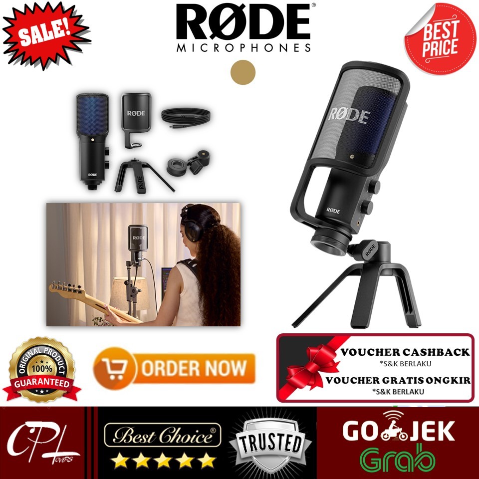 Jual RODE NT-USB+ Professional USB Microphone | Shopee Indonesia