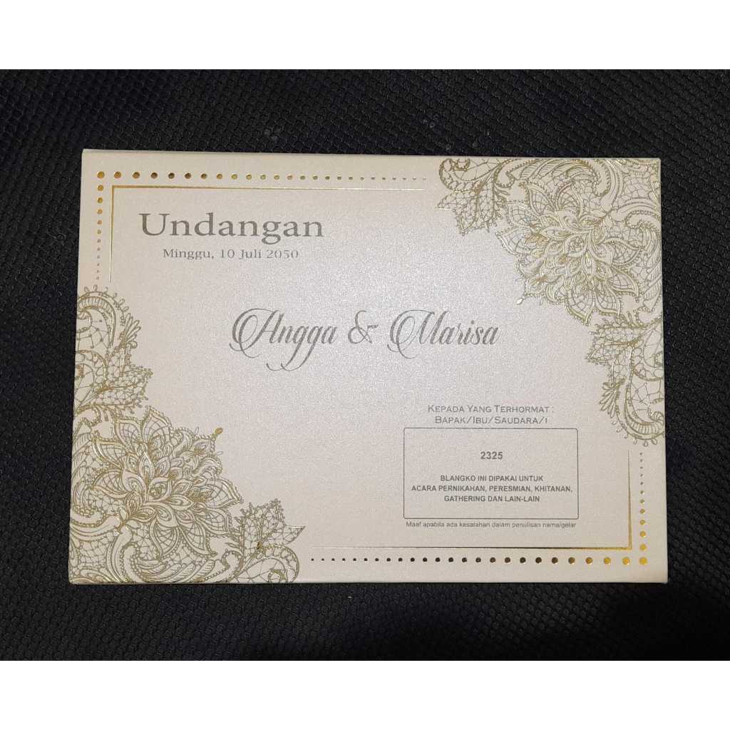 Jual UNDANGAN ERA BARU 2325 UNDANGAN NIKAH UNDANGAN PERNIKAHAN WEDDING ...