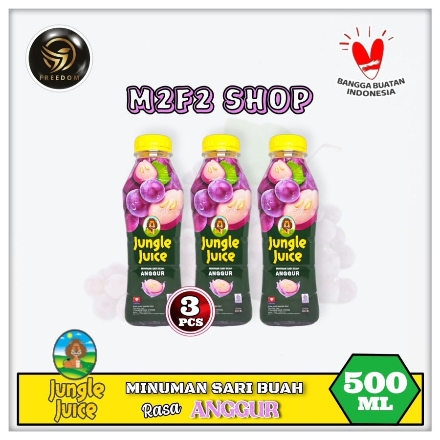 Jual Diamond Jungle Juice Grape | Jus Anggur Botol Pet - 500 ml ...