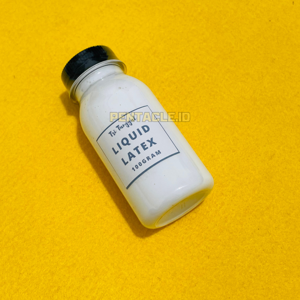 Jual Jual 100gr Liquid Latex Kemasan Botol 100ml Satuan Lem Putih ...