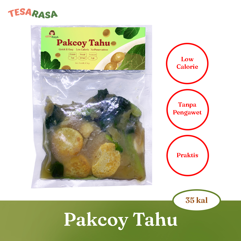 Jual Frozen Food Pakcoy Tahu Tesarasa - Satu Porsi Lauk Frozen Sehat ...