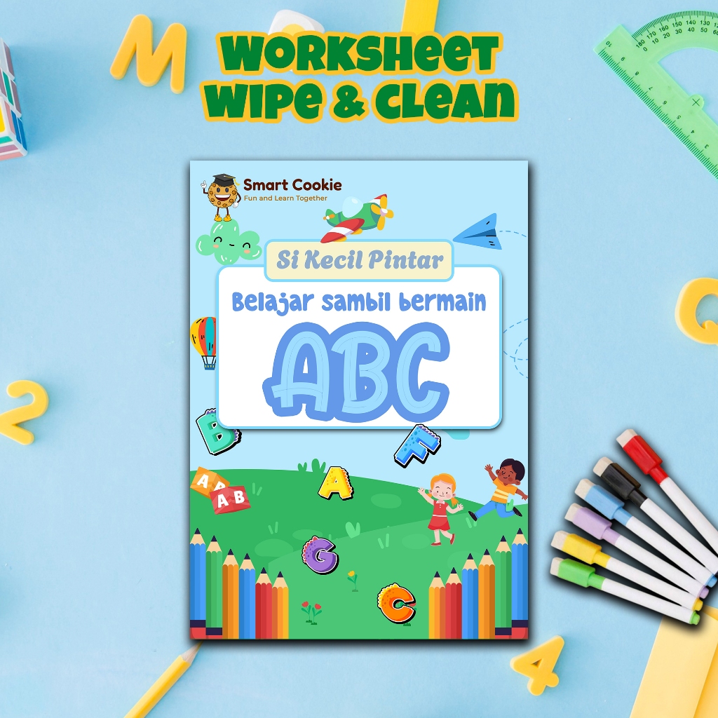 Jual Buku Anak Paud sampai TK Usia 4 Tahun Woksheet Belajar Menulis ...