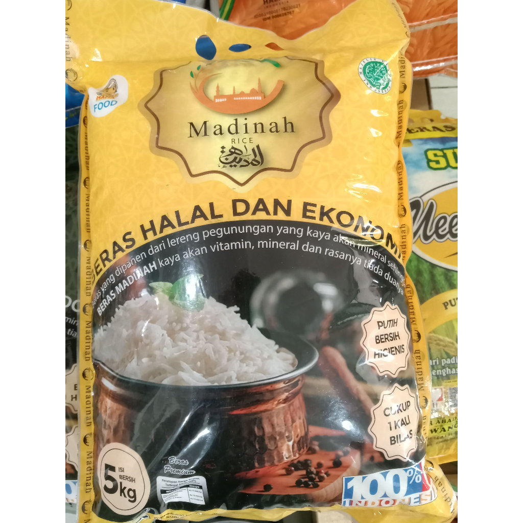 Jual BERAS MADINAH KUNING 5KG | Shopee Indonesia