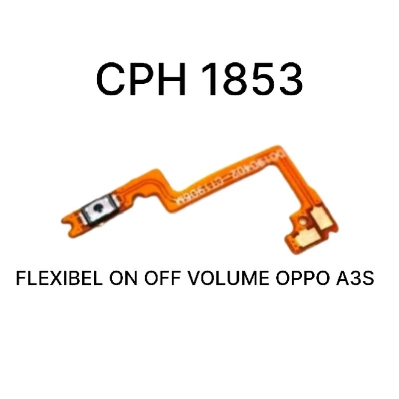 Jual FLEXIBEL ON OFF VOLUME OPPO A3S CPH 1853 | Shopee Indonesia