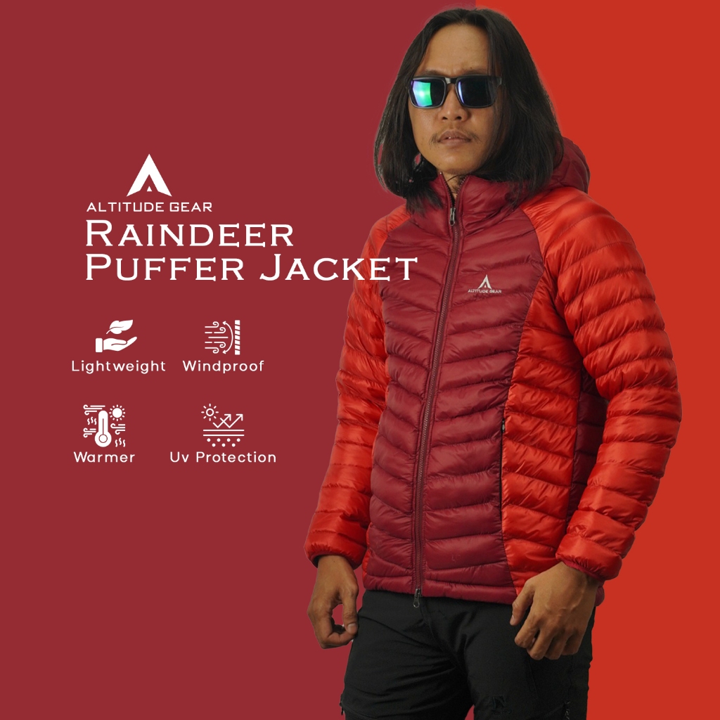 Jual Altitude Gear Reindeer Jaket Gunung Pria Wanita Gelembung Dacron ...