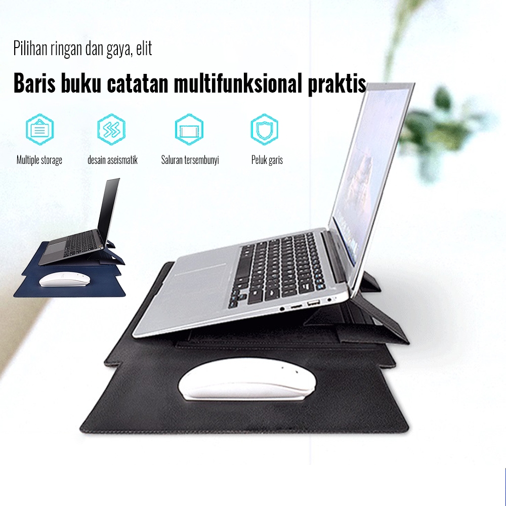 Jual TAS LAPTOP UNIVERSAL BENTUK POUCH LEATHER BAGS SLEEVE CASE LAPTOP ...