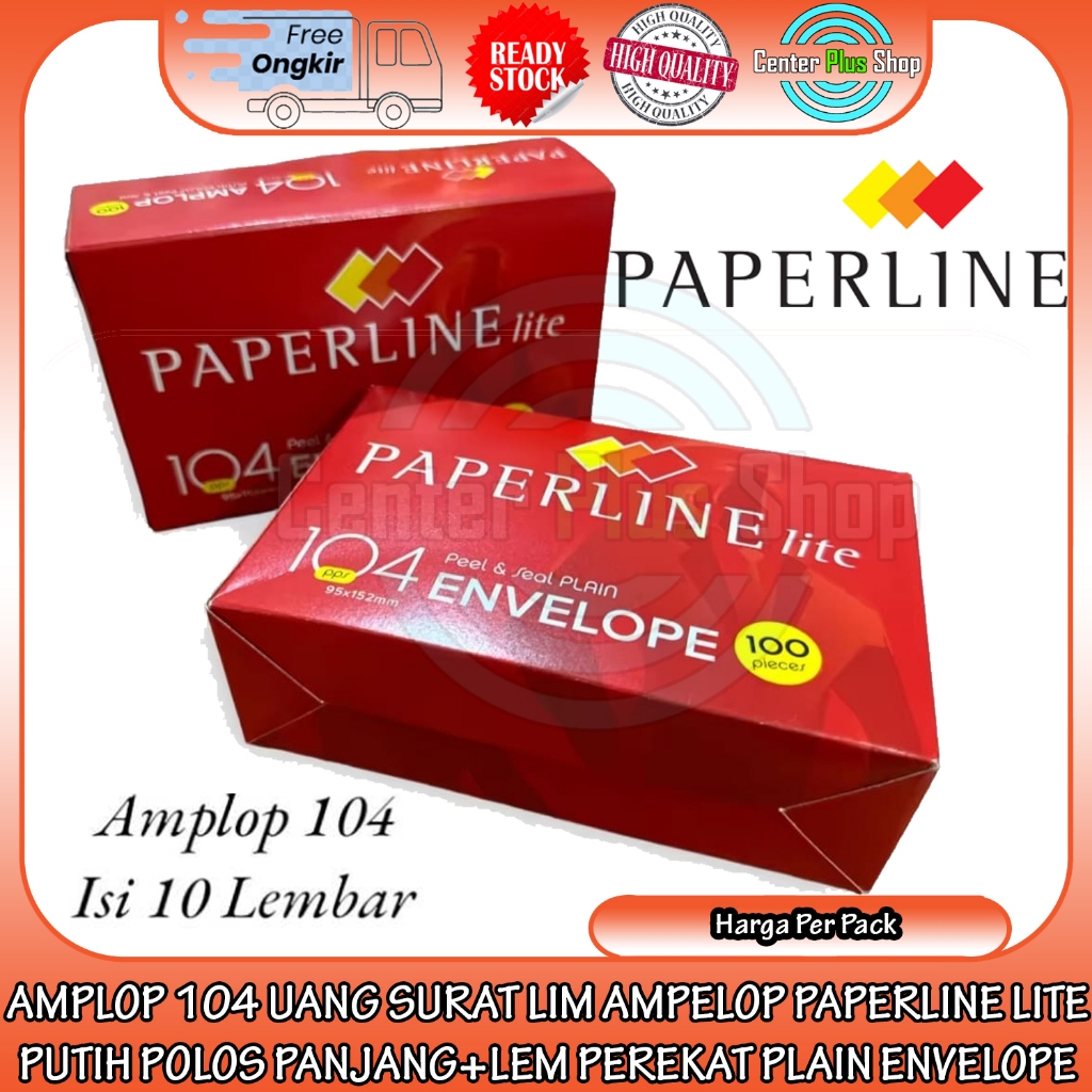 Jual Ampelop Uang 1 Kotak Amplop Paperline Lite 104 Pps Buklet Putih ...