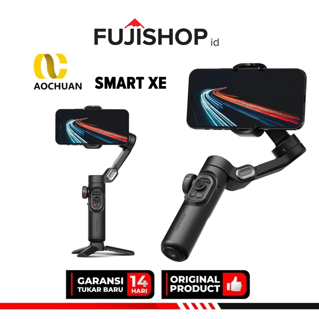 Jual AOCHUAN Smart XE Handheld 3 Axis Gimbal Phone Stabilizer | Shopee Indonesia