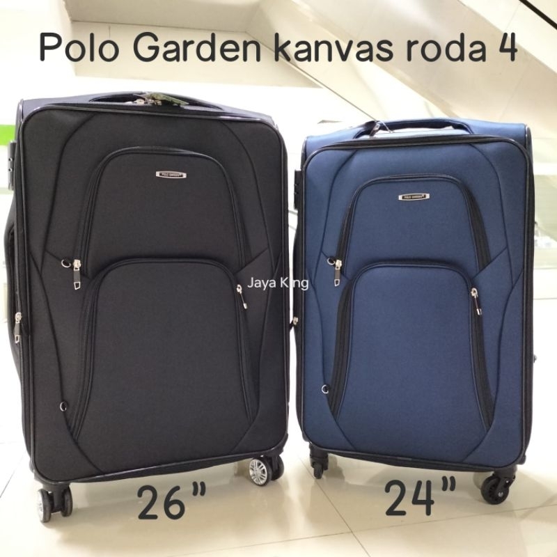 Jual Koper Kain Kanvas 22 24 26 Inch Polo Garden Expand Roda 4 Putar ...