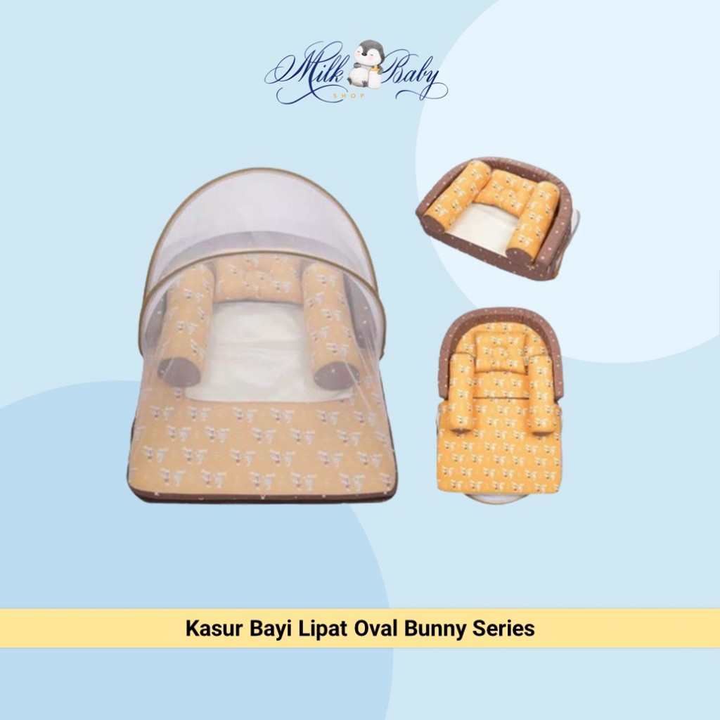 Jual Kasur Bayi Lipat Oval Bunny Series | Shopee Indonesia