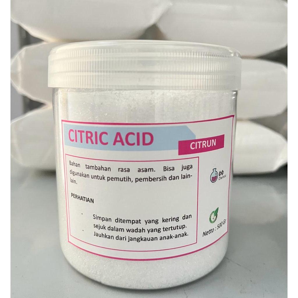 Jual Citric Acid Kemasan Toples 500 Gr / Citrun - Food Grade / Biang ...