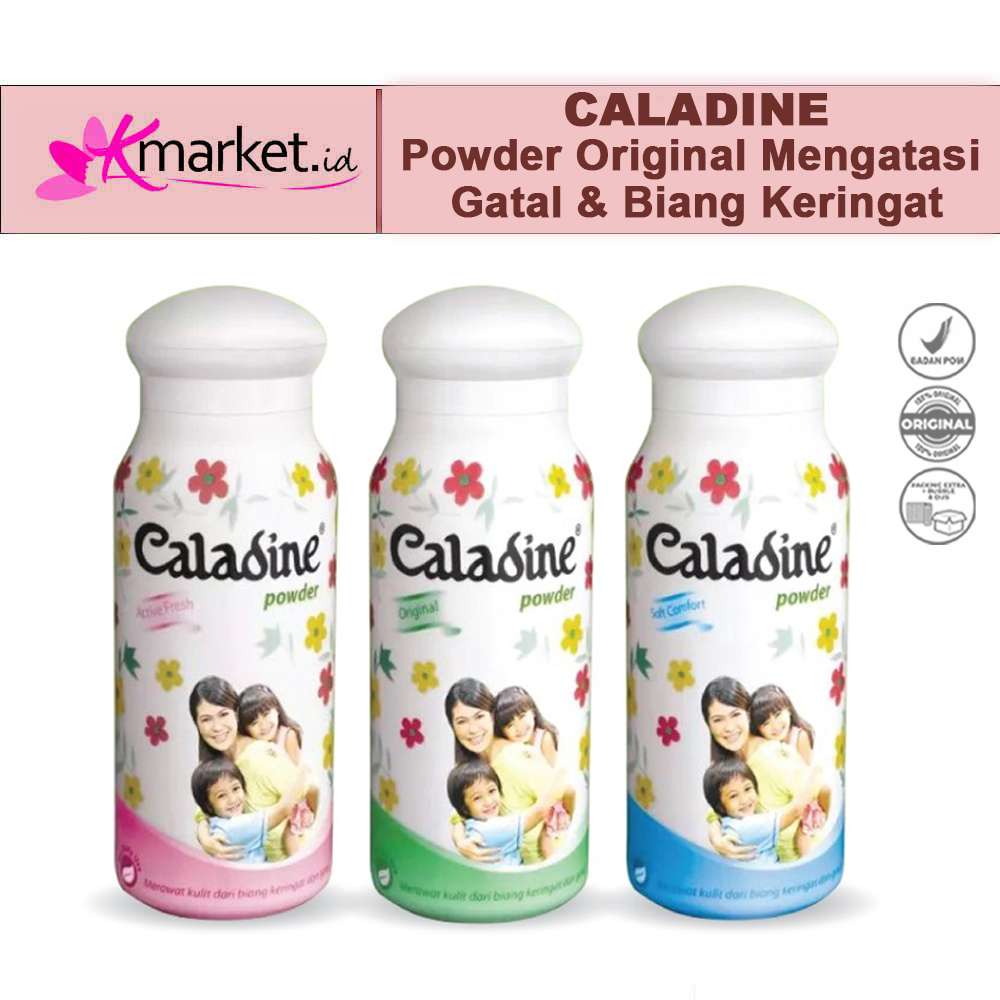 Jual CALADINE Powder Original Mengatasi Gatal & Biang Keringat 100gr ...