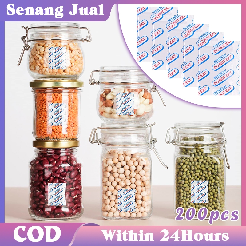 Jual Oksigen Absorber 200Pcs 30cc / Penyerap Oksigen / Pengawet Makanan ...